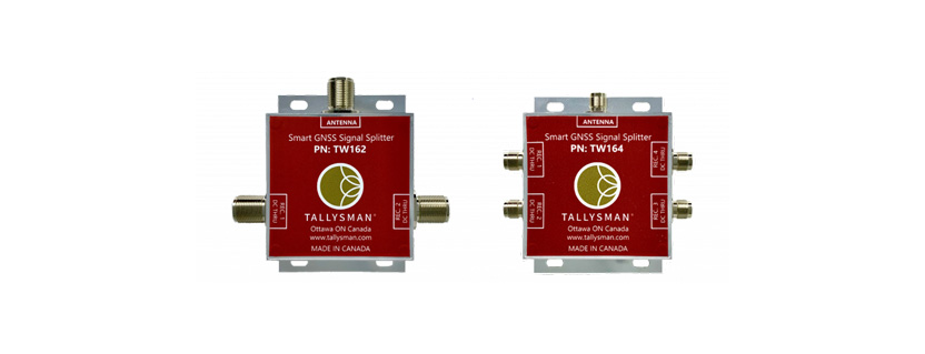 Tallysman® Introduces the TW162 and TW164 Smart Power GNSS Signal Splitters